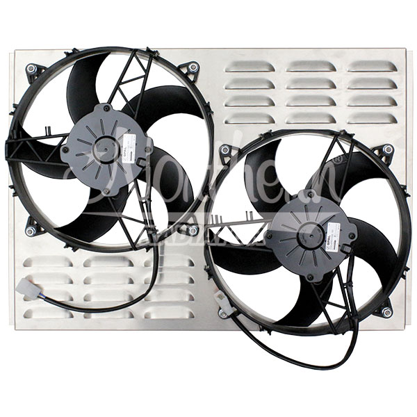 Northern Radiator | Dual High CFM 11" Electric Fan & Shroud - 22 7/8 x ...